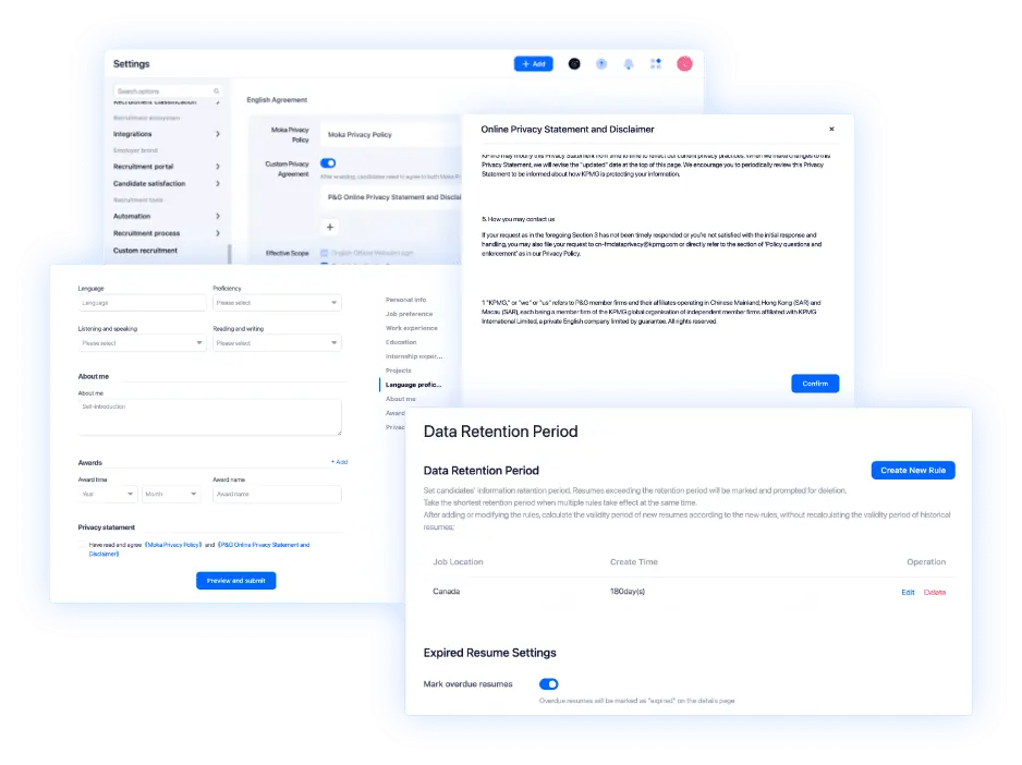 Applicant Tracking & Recruiting Automation Software | Moka Recruiting
